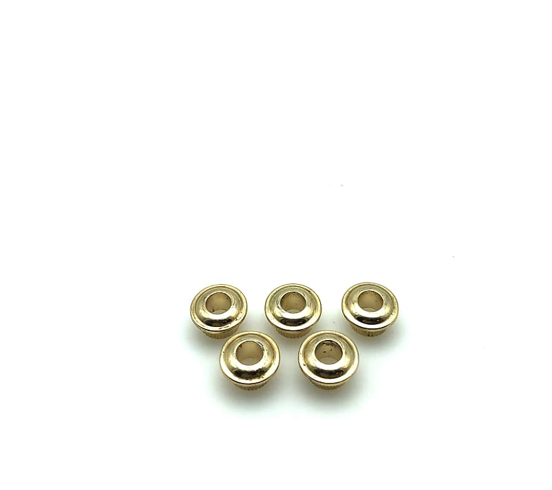 Lot Of 5 Conversion Tuner Bushings Gold Reverb