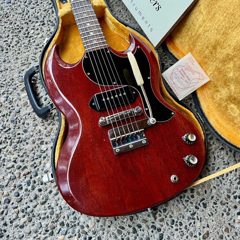 1965 Gibson SG Junior - Cherry | Reverb UK