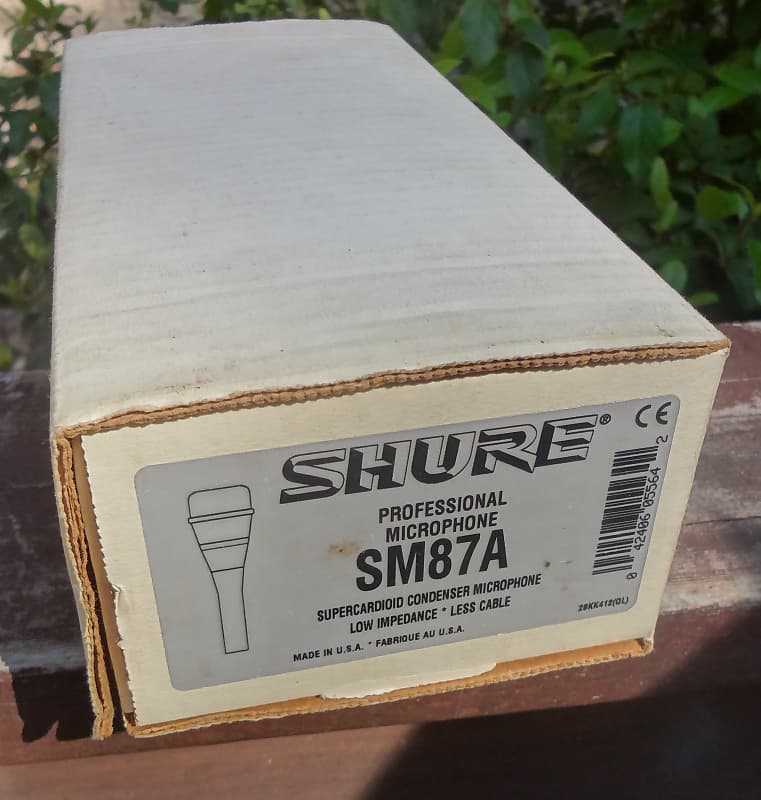 Shure SM-87A Microphone Box- Box only. | Reverb