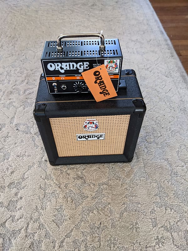 Orange Micro Dark 20-Watt Hybrid Guitar Amp Mini Stack 2015 - | Reverb