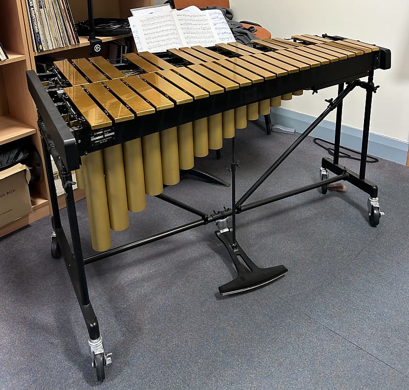 YAMAHA YV3700 VIBRAPHONE - Gold mirror finish aluminium | Reverb UK