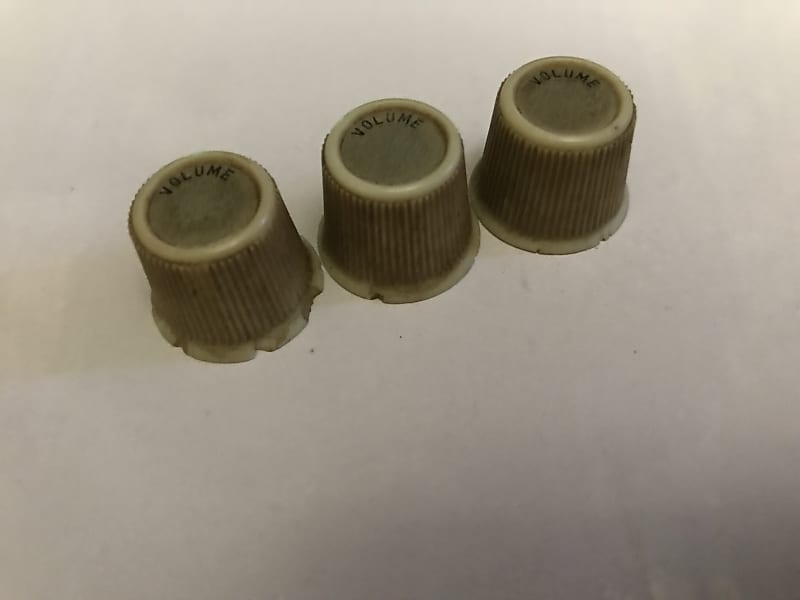 Teisco/Kawai Vintage guitar knobs Set of 3 1960’s-1970’s - | Reverb