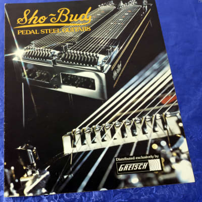Sho-Bud Pedal Steel Guitars 1978 Catalog Brochure Original | Reverb