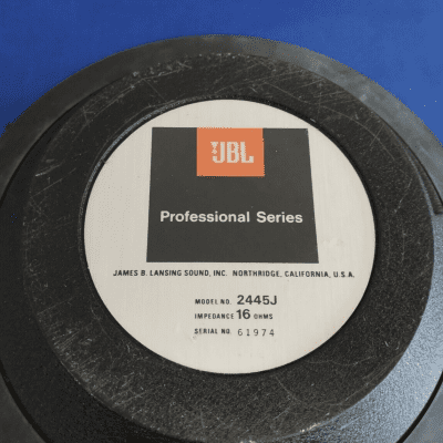 JBL 2445J Pro Series High Frequency Compression Driver 16 | Reverb