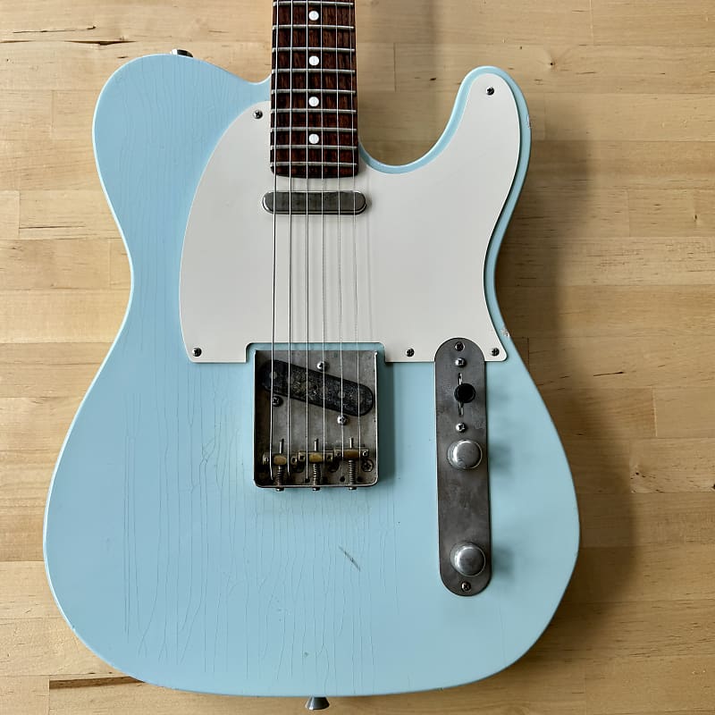 Angry Angus Telecaster 2012 - Sonic Blue | Reverb