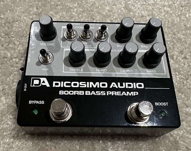 DiCosimo RB800 Bass Preamp 2023 - Black | Reverb