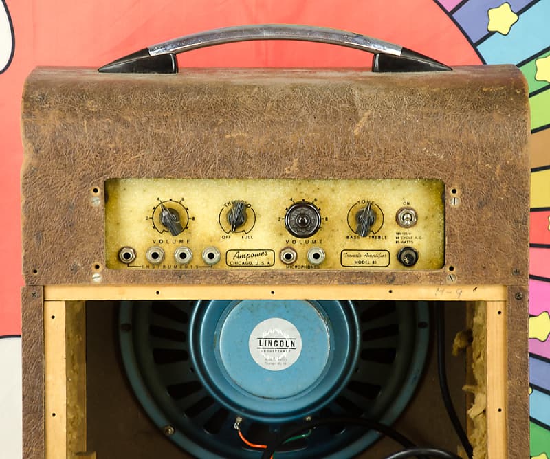 Vintage 1940's Ampower Model 80 Gutiar Amp, All Tube | Reverb