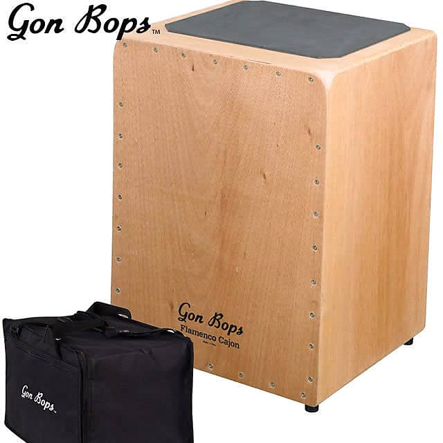 Gon Bops Spanish Flamenco Cajon Beat Box With Wires & FREE | Reverb