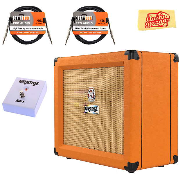 Orange Crush 35RT Guitar Combo Amplifier w/ Orange FS-1 | Reverb