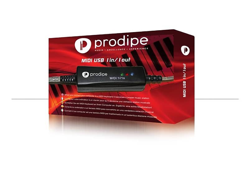 Prodipe Interface USB Midi 1 in/1 out Midikit | Reverb