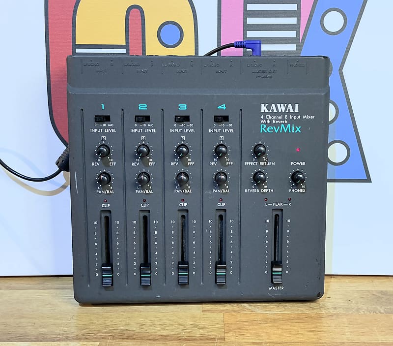 Kawai RevMix 4 Channel 8 Input Analog Mixer On-Board | Reverb UK
