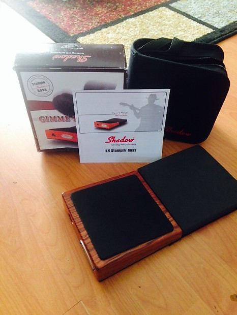 Shadow Stompin' Bass Acoustic Bass Drum Kick Pedal Stomp Box | Reverb