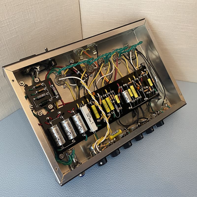 2W Bassman Micro 5F6A w/ EF80 Output Tube Desktop Guitar | Reverb