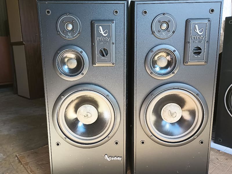 Infinity SM112 speakers in excellent condition - 1980's | Reverb