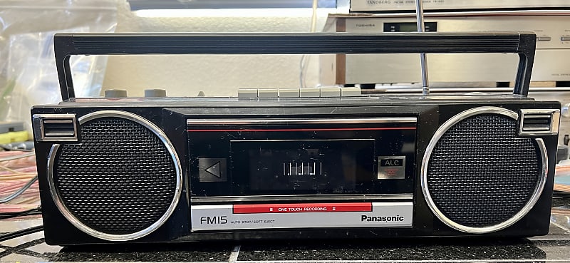 Panasonic RX-FM15 AM/FM Stereo Cassette Boom Box Vtg 80's; | Reverb