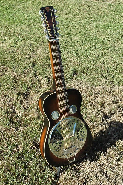 1973 Dobro Model 10 Ten String Squareneck Guitar | Reverb