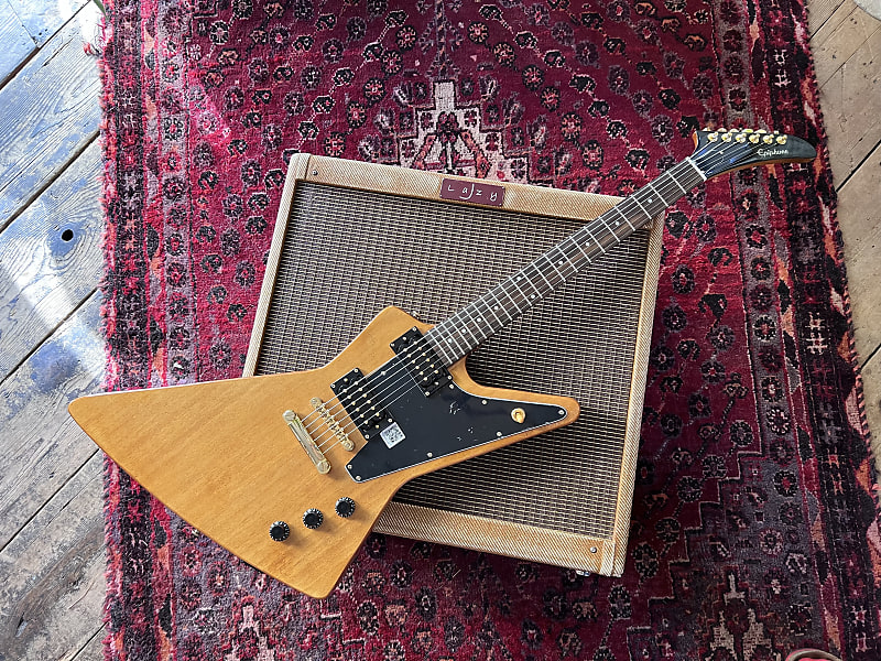 Epiphone Explorer Reissue 2017 Antique Natural | Reverb UK