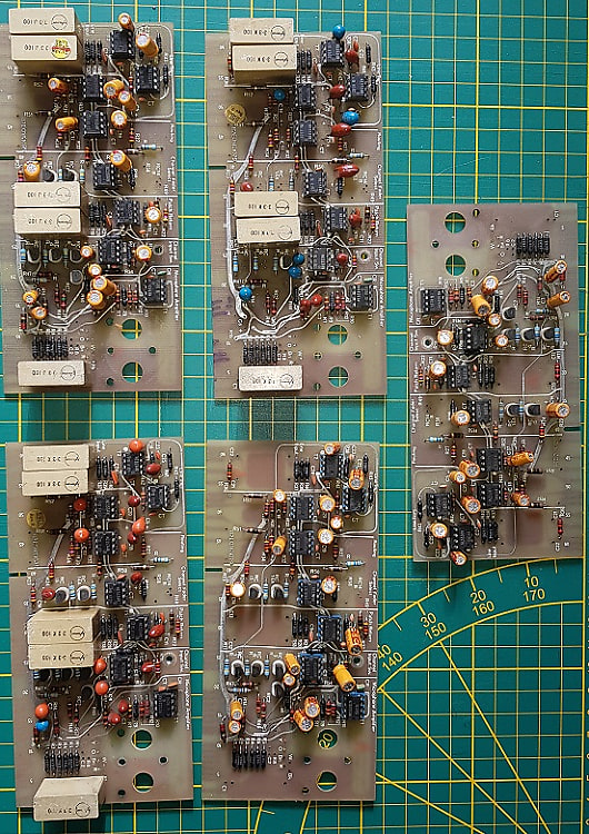 Solid State Logic 82E01 CARD MICROPHONE PREAMP X 5 PC | Reverb