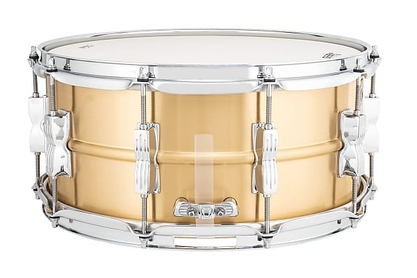 Ludwig LZ654BM Acro Bronze 6.5x14" 10-Lug Snare Drum with | Reverb