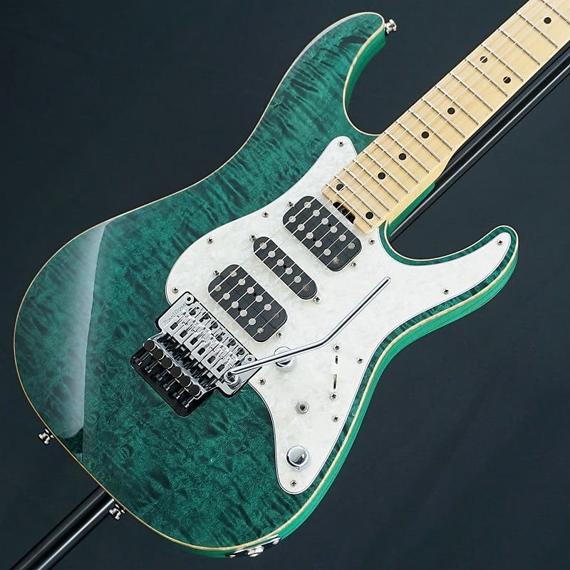 SCHECTER [USED]EX-24-CTM-FRT(GREEN QUILT TOP)[SN.100712] | Reverb UK
