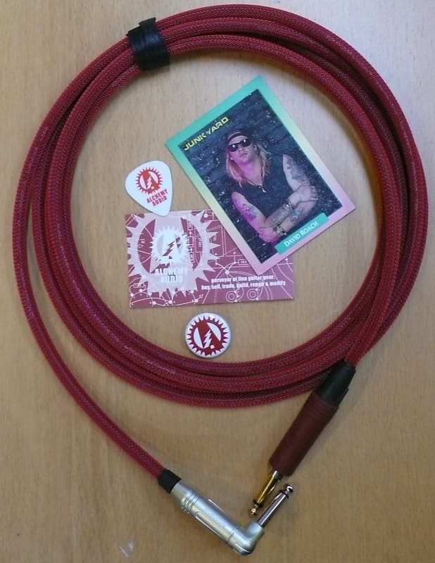Alchemy Audio Whisper Guitar Instrument Cable Red 15 Foot | Reverb