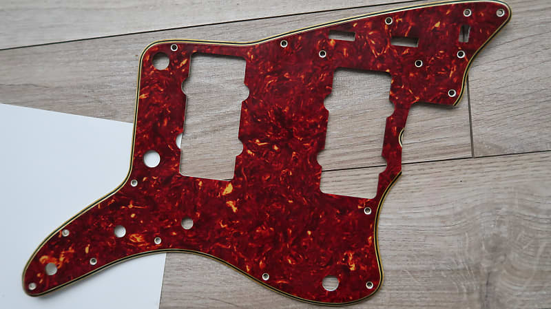 62 Fender Jazzmaster 1962 thru 1971 Red Tortoise / Celluloid | Reverb