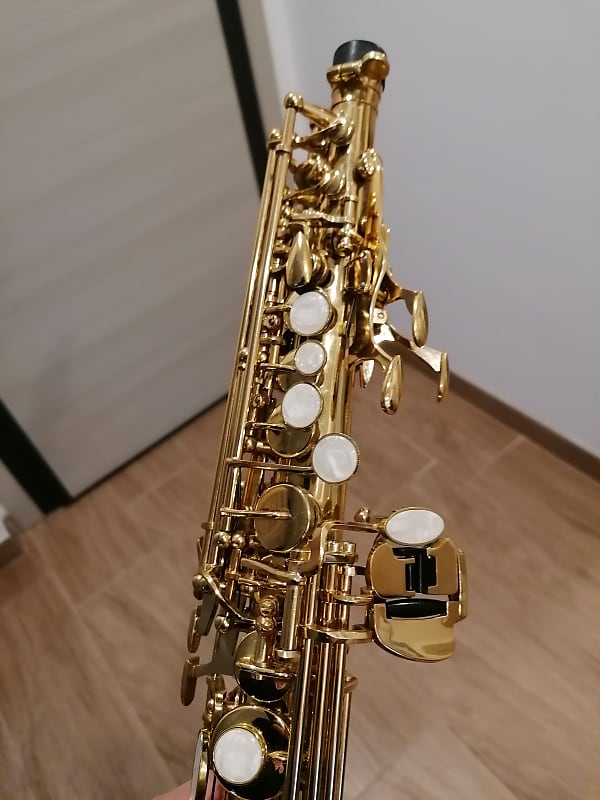 Cigalini Bb soprano saxophone , ready to play. | Reverb
