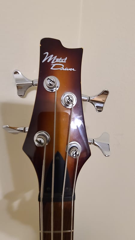 Metal Driver Pj Bass Early 90s Tobacco Burst RARE | Reverb