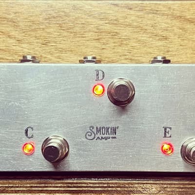 Smokin’ Amp Co. 4 Loop True Bypass Looper Loop Switch Pedal | Reverb