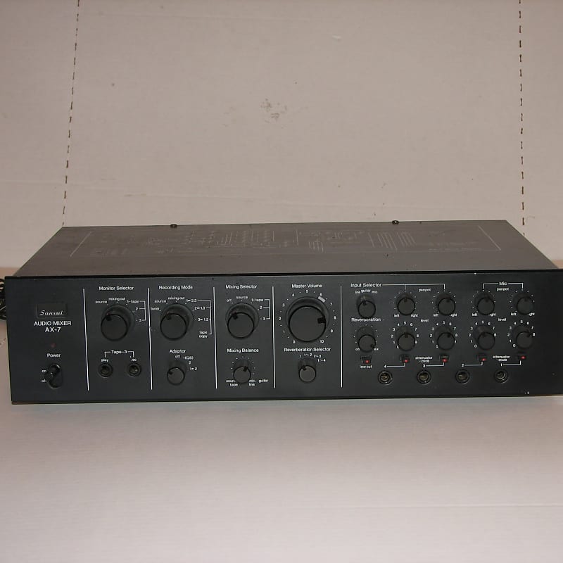 SANSUI AX-7 AUDIO MIXER 1978 Black | Reverb
