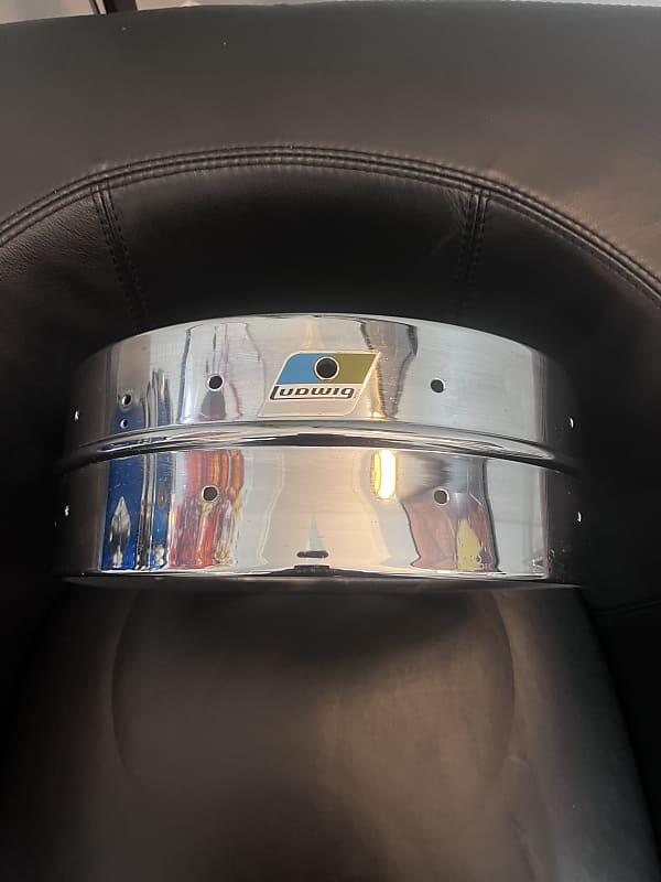 Ludwig LM410 Super-Sensitive 5x14" 10-Lug Aluminum Snare Drum | Reverb