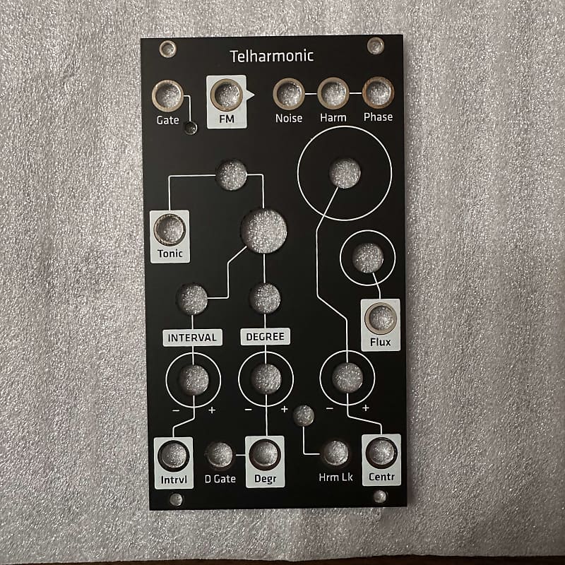 Make noise Telharmonic black grayscale panel | Reverb