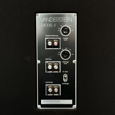 Vandersteen Model 4 Tower Speakers w/ WX-4 Crossover (Pair) | Reverb