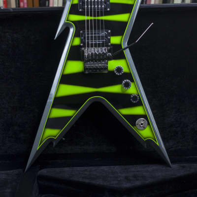 Dean Dime Razorback Slime Bumblebee 2007 - Slime Green | Reverb