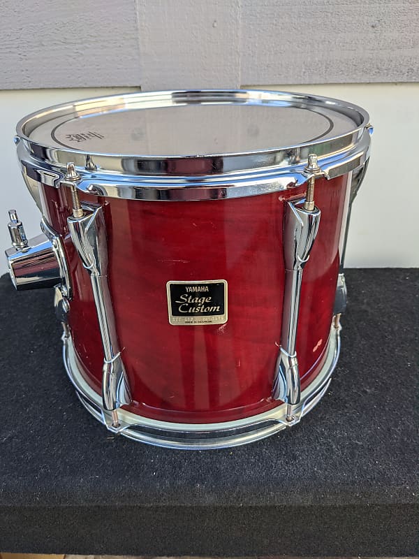 1990s Yamaha Made In Indonesia Stage Custom 10 x 12" Wine Red | Reverb