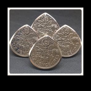 Two Pack. Brian May Inspired Queen Elizabeth II Sixpence | Reverb UK