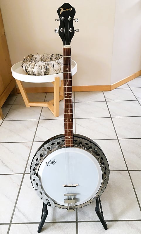 Framus Tenor banjo Standard 200, vintage 1968 - brown/black | Reverb
