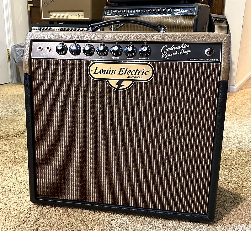 Louis Electric Columbia Reverb 2022 - Tan and Black | Reverb
