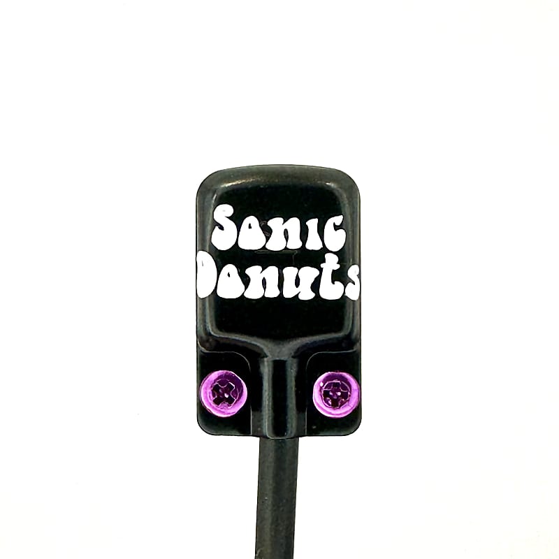 Sonic Donuts Cable 10' Straight-Right Angle Purple Instrument | Reverb