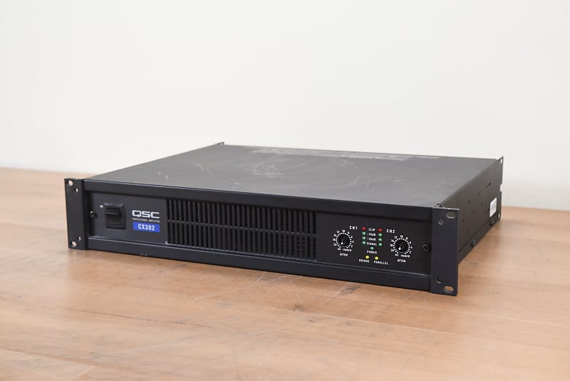 QSC CX302 2-Channel Power Amplifier (church owned) CG00LUT | Reverb
