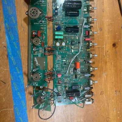 Fender Hot Rod Deluxe circuit boards with fresh recap and | Reverb