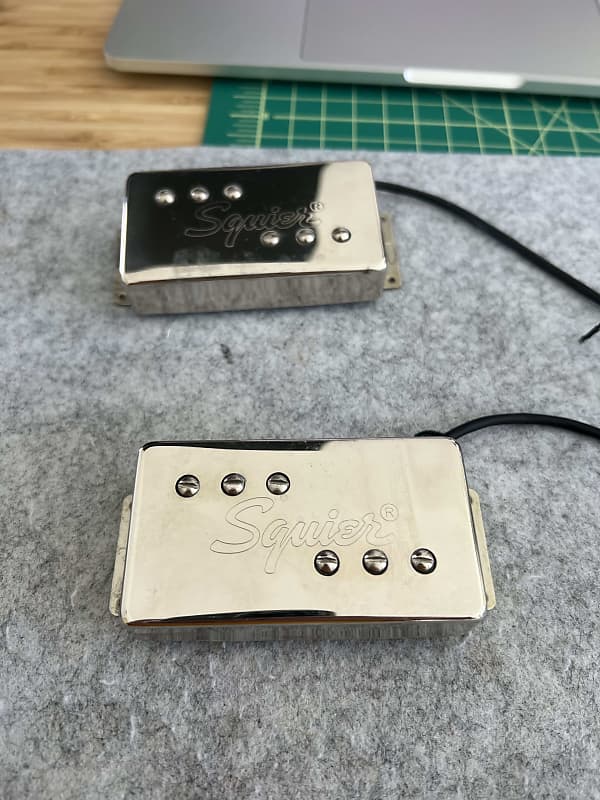 Squier Wide Range Humbucker Set 2020s - Chrome | Reverb