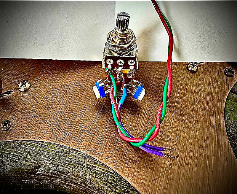 Coil-Split Modded-Out Tone pot with Adjustable Trim pots for | Reverb
