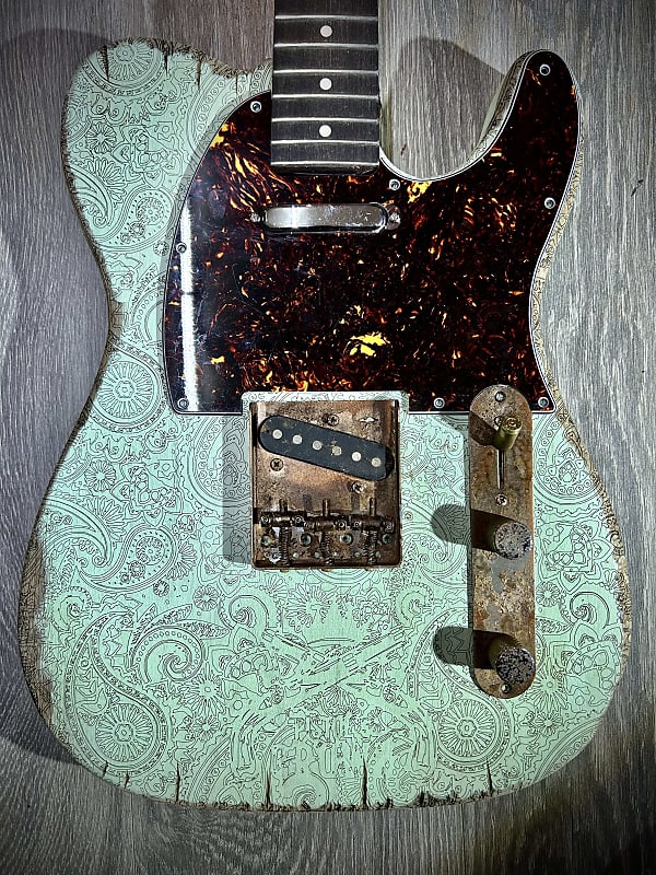 Pistols Crown Barncaster Tele GUITAR BODY ONLY PARTCASTER USA | Reverb