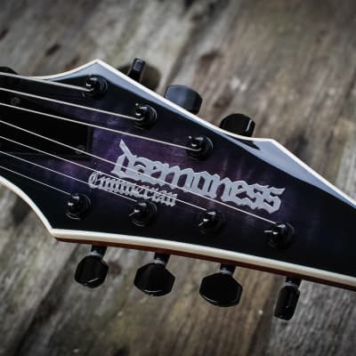 Daemoness Cimmerian baritone 7-string in Skeletorburst | Reverb