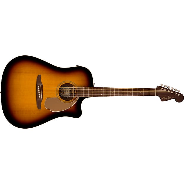 Fender Redondo Player, Walnut Fingerboard, Gold Pickguard, | Reverb