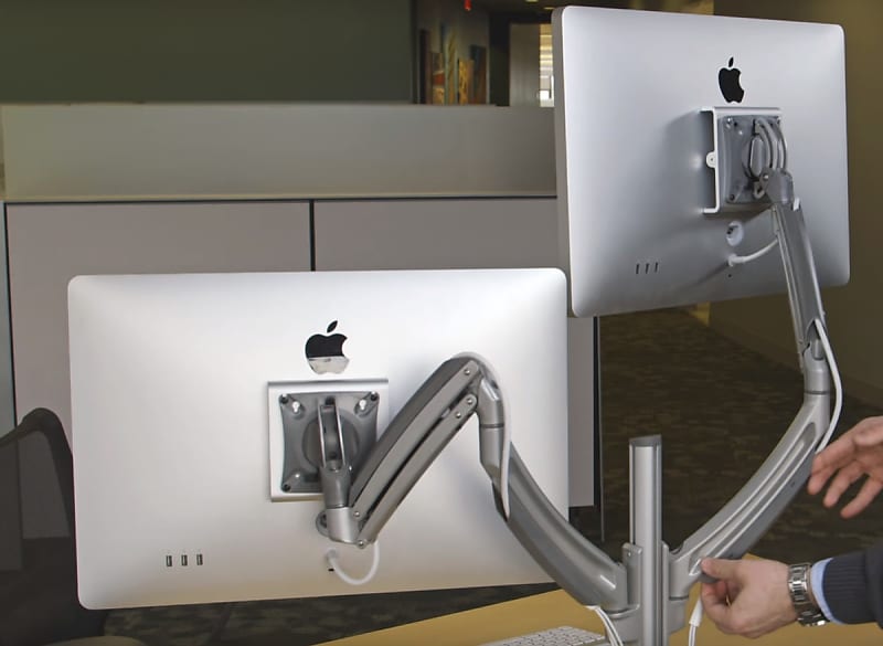 Chief Kontour K1C Dual Monitor Height-Adjustable Desktop | Reverb