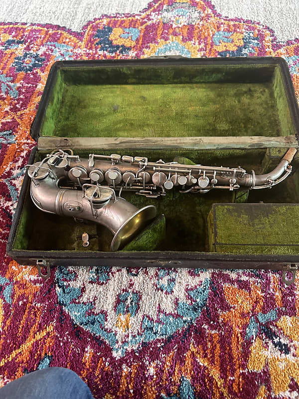 Conn Curved Soprano Saxophone 1922 - Silver plated with gold | Reverb