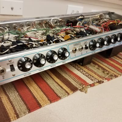 Vintage Fender Twin Reverb Chassis - clean and original | Reverb