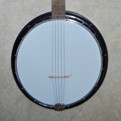Harmony 5 String Banjo mahogany/chrome with case | Reverb